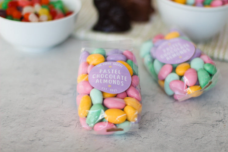Pastel Chocolate Almonds